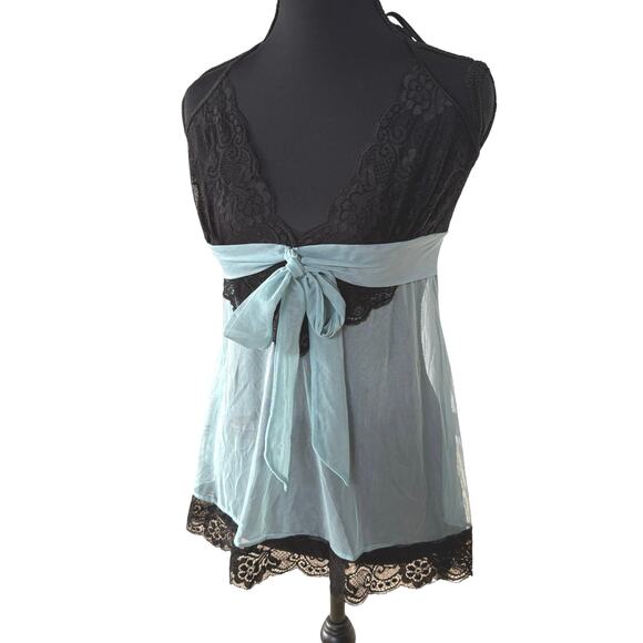 Frederick's of Hollywood | Intimates & Sleepwear | Vintage Baby Blue ...